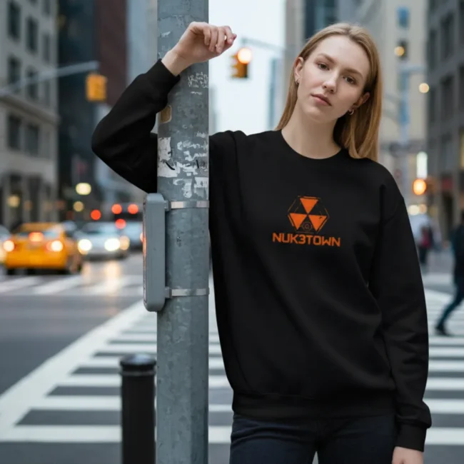 PUBG Inspired Black Sweatshirt for Women | Kattar Clothing