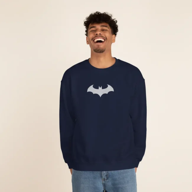 Batman Inspired Navy Sweatshirt for Men | Kattar Clothing