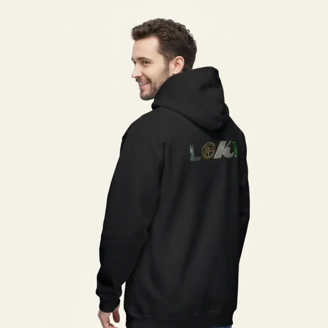Loki Inspired Black Hoodie for Men | Kattar Clothing