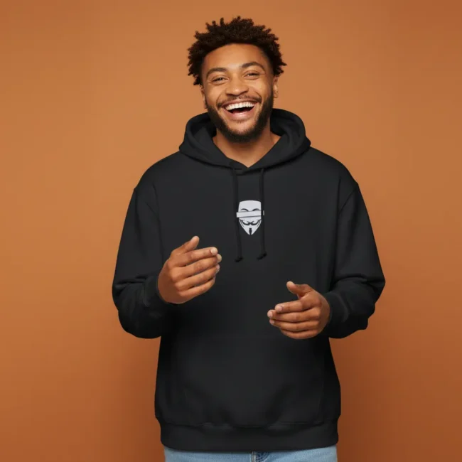 Money Heist Inspired Black Hoodie for Men | Kattar Clothing