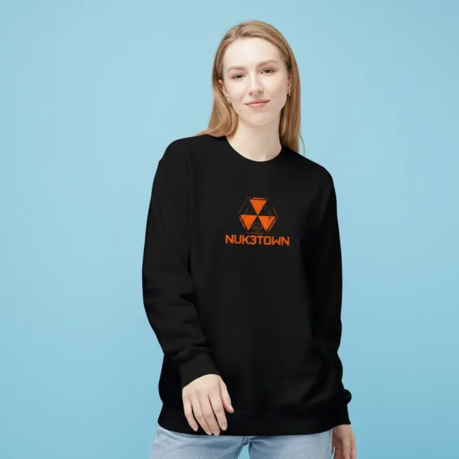 PUBG Inspired Black Sweatshirt for Women | Kattar Clothing