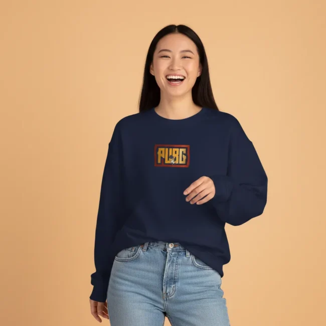 PUBG Inspired Navy Sweatshirt for Women | Kattar Clothing
